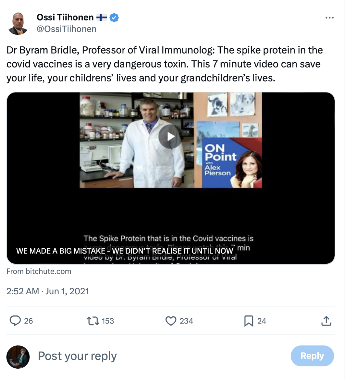 “New school” antivax goes old school as Byram Bridle asks if COVID-19 ...