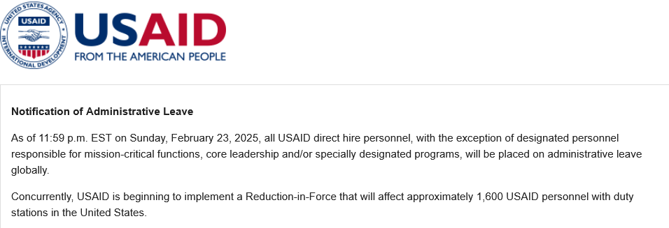 Merged - USAID: is it really a bunch of crazy leftists? / Trump Was Absolutely Right to Shut ...